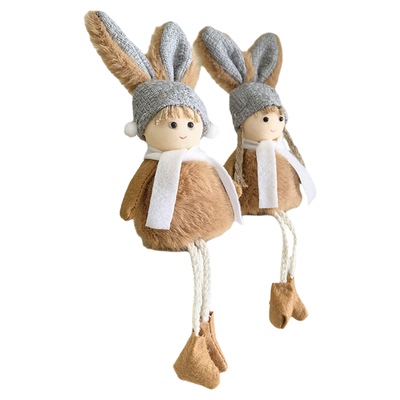 可爱布艺吊脚娃娃儿童节礼物