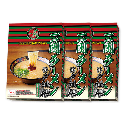 一兰旗舰店日本进口日期新鲜拉面