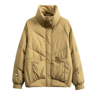 雅鹿轻薄羽绒服短款保暖