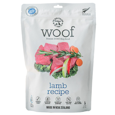 WOOF冻干生骨肉狗粮口味天花板