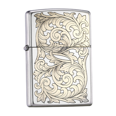 zippo正品打火机金曼唐草