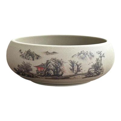 清仓陶瓷水仙花盆家用铜钱草专用一叶莲碗莲盆多肉水培睡莲盆缸