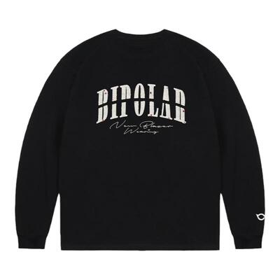 BIPOLAR贴布长袖卫衣小香风