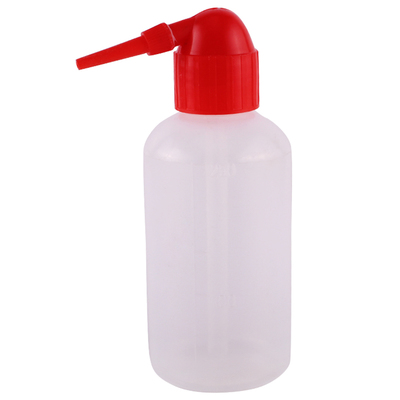 塑料洗瓶弯嘴边管红头彩色安全清洗瓶酒精松香点胶浇花挤瓶PP吹气瓶LDPE冲洗瓶150 250 500 1000ml