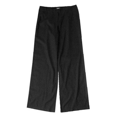 1003-外贸纯原超大码亚麻阔腿裤 松紧腰超长款 显高 160-300斤