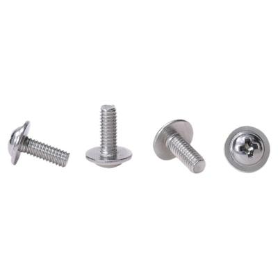 304不锈钢圆头十字螺钉