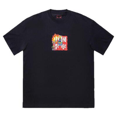 李宁正品x Sam Taylor联名系列男女款宽松透气短袖文化衫AHSV551