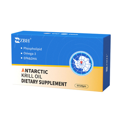 美国进口ZBH南极磷虾油呵护血脂中老年心脑血管健康高纯度omega3