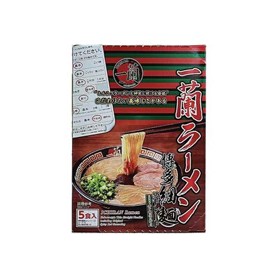 一兰日式豚骨汤挂面条5人份