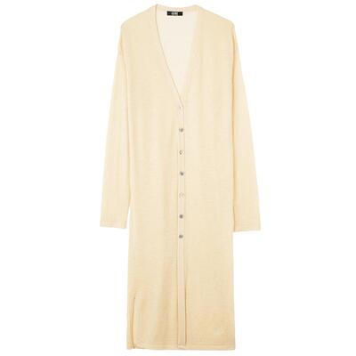 羊绒开衫女高档外套羊绒混纺真丝