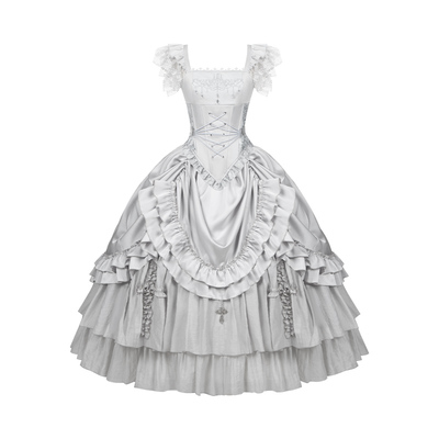 来信与诗·仿生人形｜WP原创副牌哥特胸衣sk鱼尾套装多穿重工lo裙