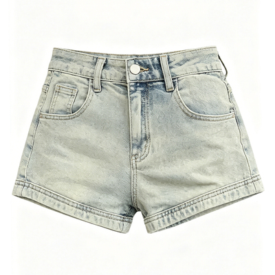 复古美式辣妹热裤牛仔短裤女