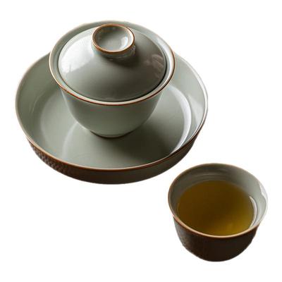 汝山明汝瓷茶具仿古釉色