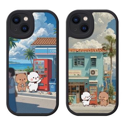 新款小羊皮布布一二手机壳定制任意机型适用iPhone17/16/1514/131211promax小米12华为Mate40OPPOReno15红米