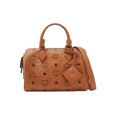【自营】MCM 专柜款 Ella女士单肩斜挎手提包 MWBFAEA03