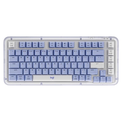 罗技琥珀系列K75M无线蓝牙机械背光AI客制化办公游戏全键热插拔