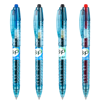 日本PILOT百乐宝特瓶笔矿泉水笔黑色考试学霸刷题笔速干中性笔0.5签字笔学生用B2P大容量按动式G2笔芯