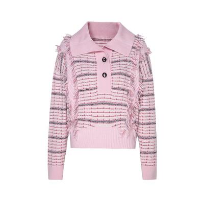 【商场同款】HPLY荷比俪23冬季新款大气翻领针织衫HYD41650065-1