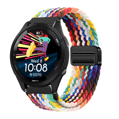 FITX适用于佳明手表磁吸编织表带