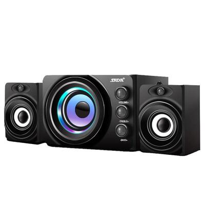 赛达家用有线电脑音响重低音炮