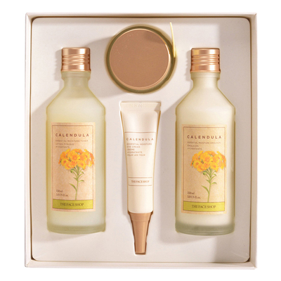 菲诗小铺金盏花水乳套修护润肤