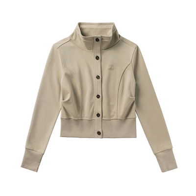 KXLFCHN空穴来风 春秋修身立领卫衣夹克百搭休闲款长袖上衣外套女