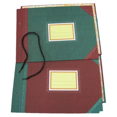 强林彩面帐夹16K账册封面