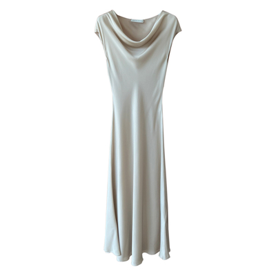 commuse真丝连衣裙长裙