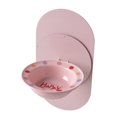 壁挂磁吸可调飞碟猫碗护颈防翻