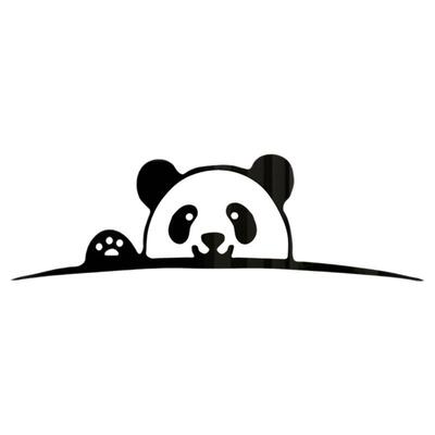 卡通小熊猫创意贴纸3d立体墙贴布置客厅卧室床头背景墙面装饰品