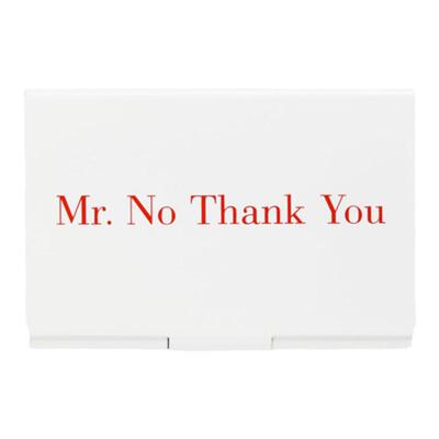 Louise Bourgeois 路易丝布儒瓦名片卡盒 No Thank You 美国 MoMA