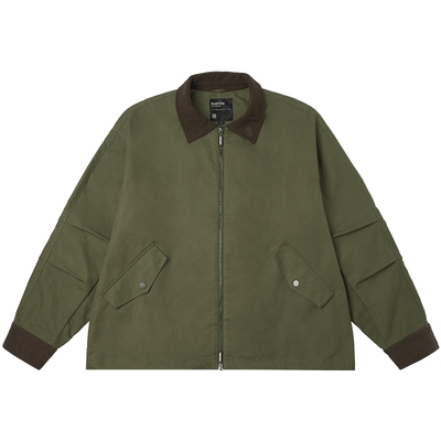 CLOT灯芯绒拼接工装夹克