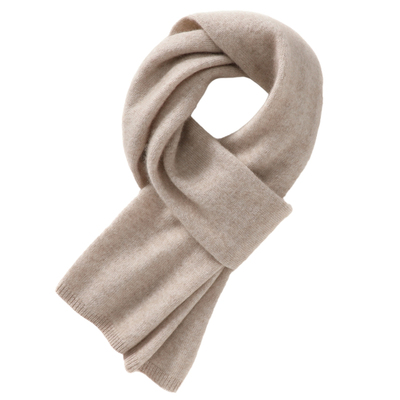 Cashmere山羊绒男女儿童宝宝小围巾薄款秋冬季保暖针织小围脖护颈