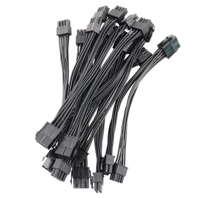 8pin一分双路供电线母转