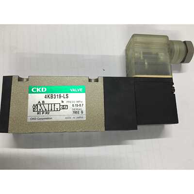 现货CKD电磁阀4KB319-LS原装真品AC110VAC220DC24当天发货
