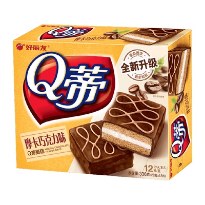 好丽友摩卡巧克力下午茶蛋糕336g