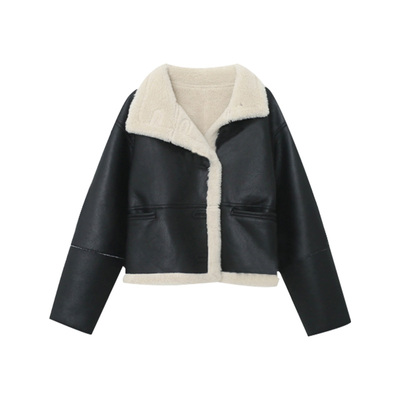 木岸muan底特律外套定制皮衣冬季保暖机车服加绒棉服外套MG-F8071