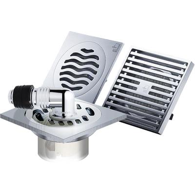 潜水艇全铜防臭地漏卫生间