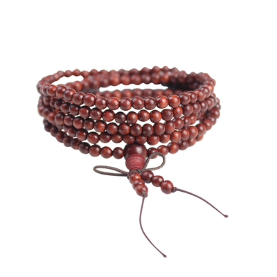 陵固思小叶紫檀木血檀木DIY手链