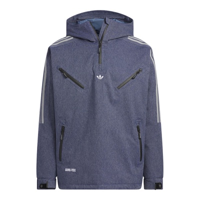 Adidas/阿迪达斯正品三叶草男士休闲牛仔运动连帽套头衫KA3943