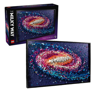 【自营】乐高31212艺术生活系银河系像素画壁画挂画男女拼搭积木