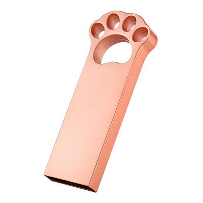 闪鹰金属猫爪u盘64g大容量