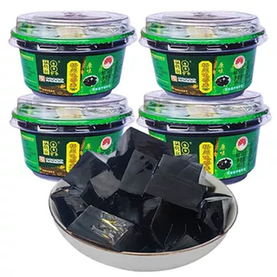 【4碗x180g】双钱梧州龟苓膏原味双钱牌梧州广西即食夏日非果冻