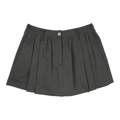 Momordica纯棉A字型低腰半身短裙