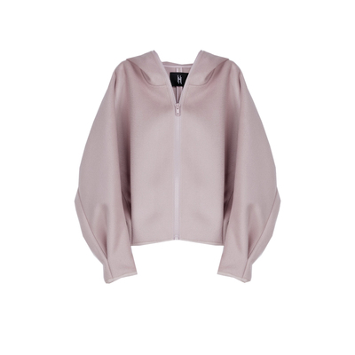 法式棒球服后构想双面呢短外套