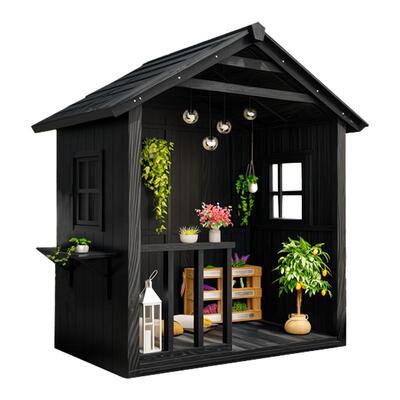 户外花园防腐木工具房储物房木屋