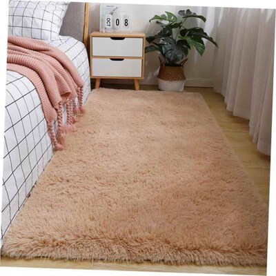 Plush Carpet Living Room BedroomE Fluffy Rug Floor Mat 地毯1