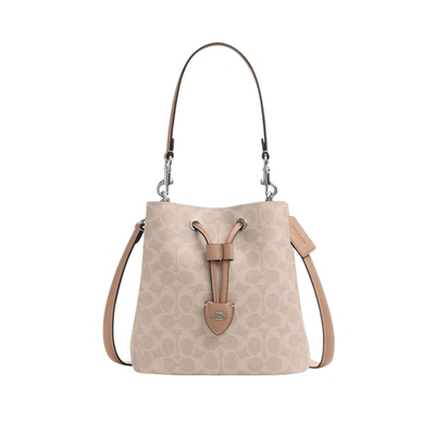 COACH/蔻驰官方 奥莱款女士ROWAN水桶包单肩斜挎手提包CBH07SVPWH