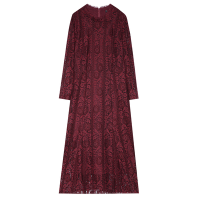 50多岁妈妈气质遮肚连衣裙贵夫人