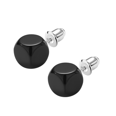 Le'Murmure手工黑玛瑙耳钉耳环